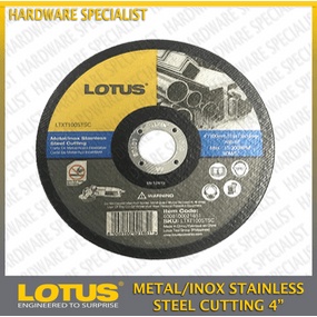 Lotus Cutting Disc 4” Steel Cutter LTXT100STSC Original | Shopee ...