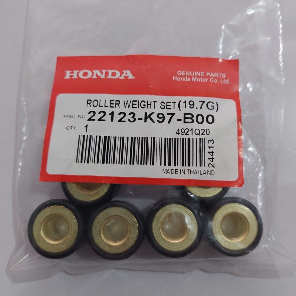 PCX / ADV / CLICK 150 FLYBALL 19.7G Roller Set (K36) - Honda Genuine ...