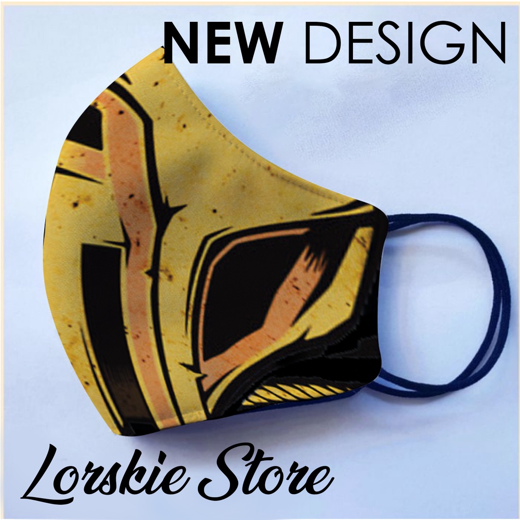 Mortal Kombat Ninja Face Mask (Scorpion, Sub Zero, Reptile) | Shopee ...