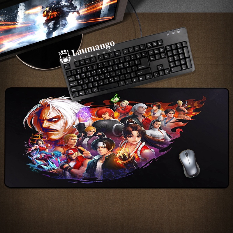 Mouse Ped Anime Pad Gamer The King of Fighters Rubber Keyboard Xxl ...