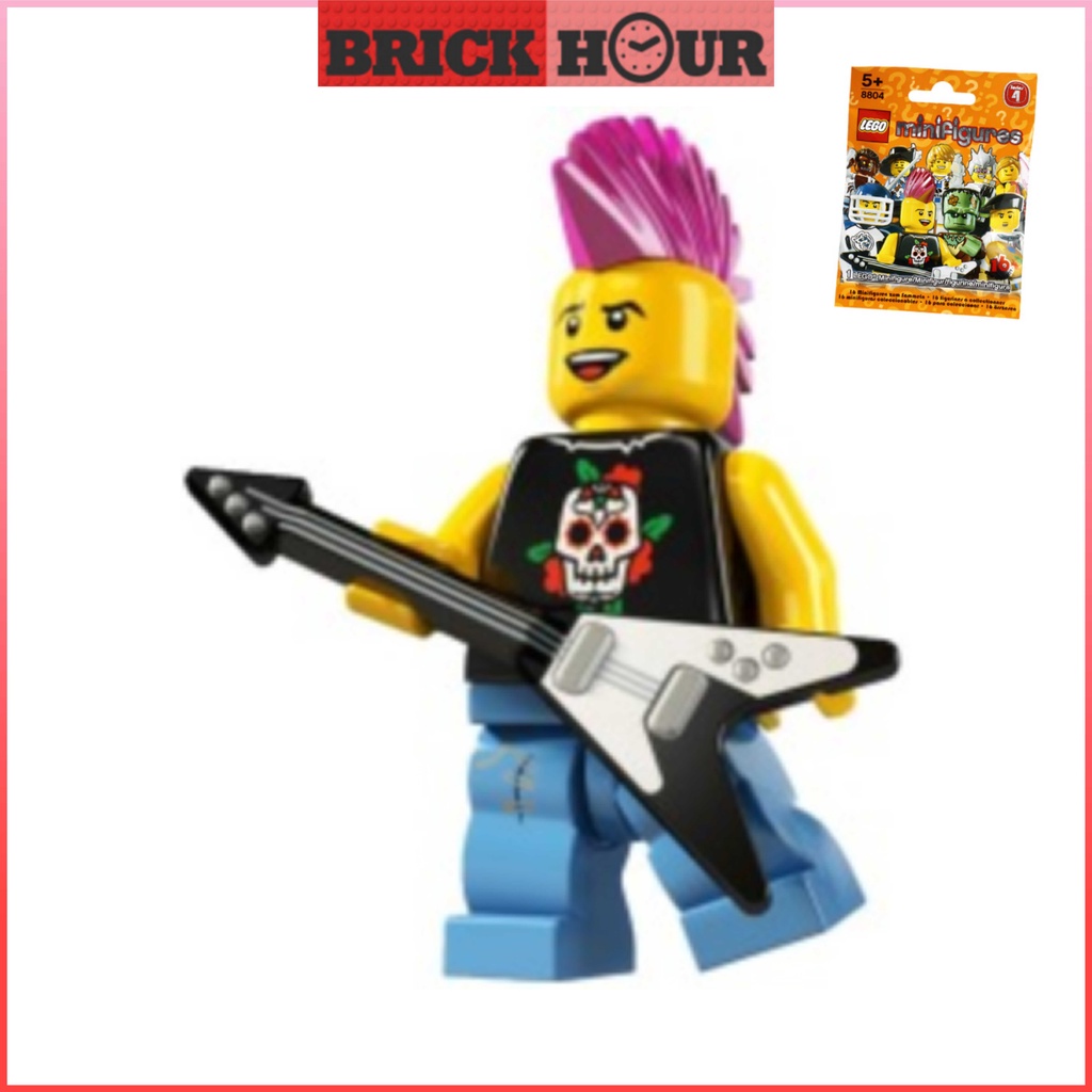 8804 -4 LEGO Minifigure Series 4 - Punk Rocker (MISP) | Shopee Philippines