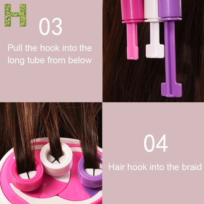 Automatic Hair Braider Electric Hair Braiding Machine DIY Magic Hair ...