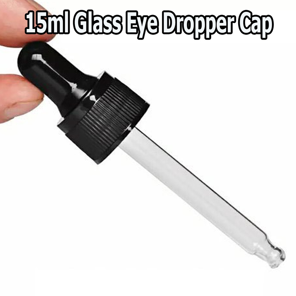 Glass Eye Dropper Cap ( For 15ml bottle) | Shopee Philippines