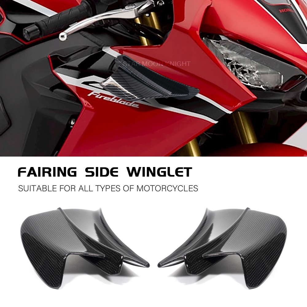 Motorcycle Fairing Aerodynamic Winglets Dynamic Wing For HONDA ...