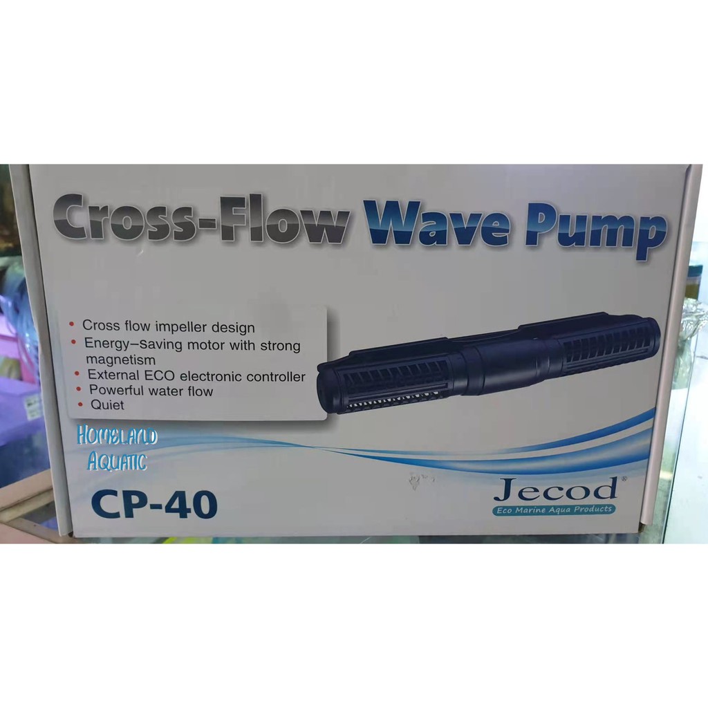 Jebao CP40 Cross Flow Wave Pump 40w 5 Different Flow Modes | Shopee ...