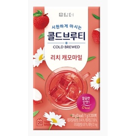 KOREA [DAMTUH] Cold Brewed TEA 4 Flavor / 0 kcal / 20T / Strawberry ...