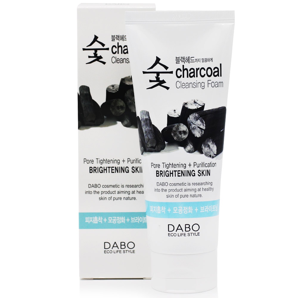 DABO Charcoal Cleansing Foam brightening skin 150ml | Shopee Philippines