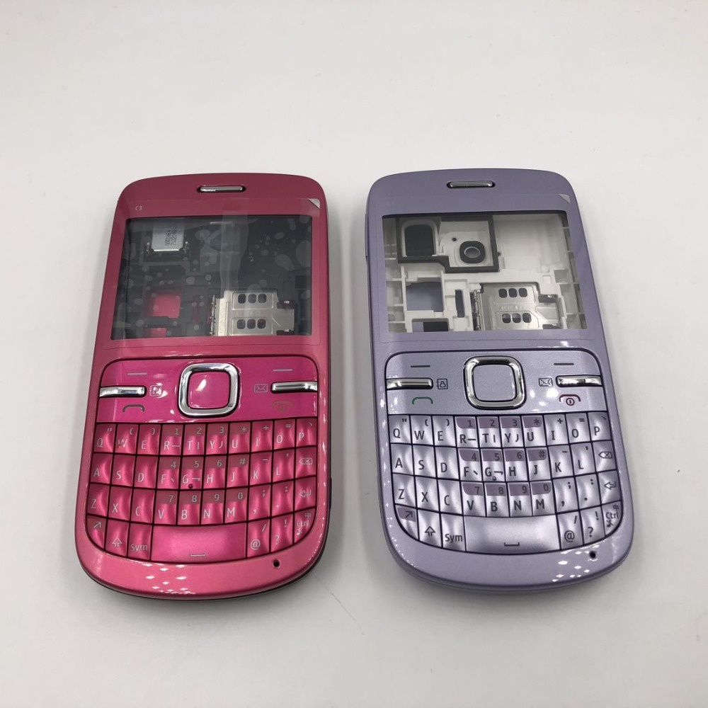 Full Housing For Nokia C3 C3-00 Back Case Battery Cover Front+Middle ...