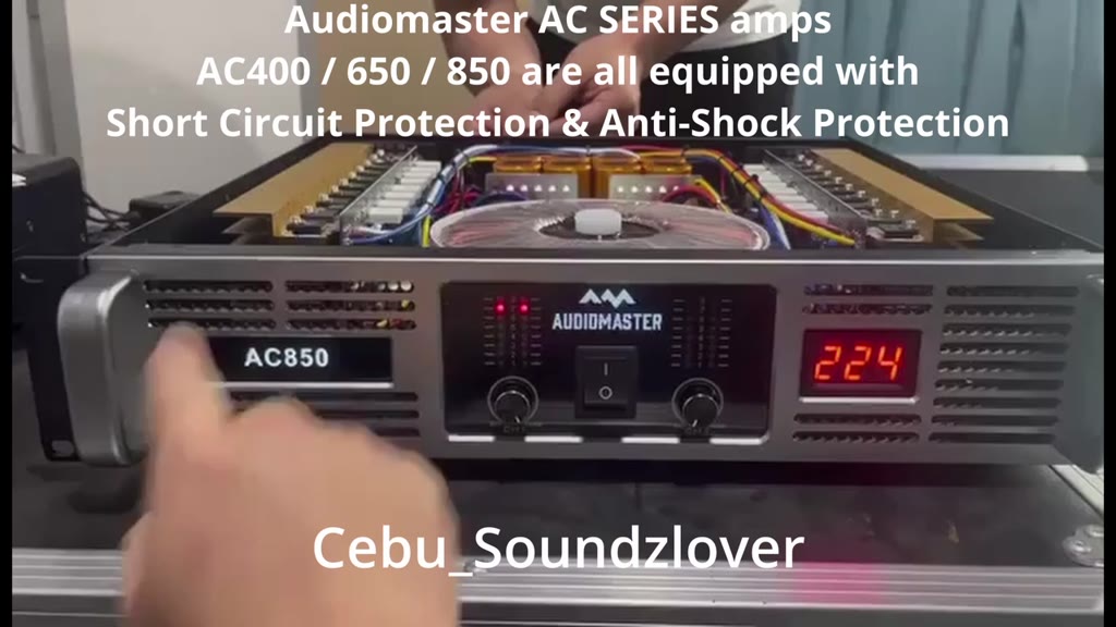 Audiomaster Professional Power amplifier AC650 650watts ac650 (Upgrade ...