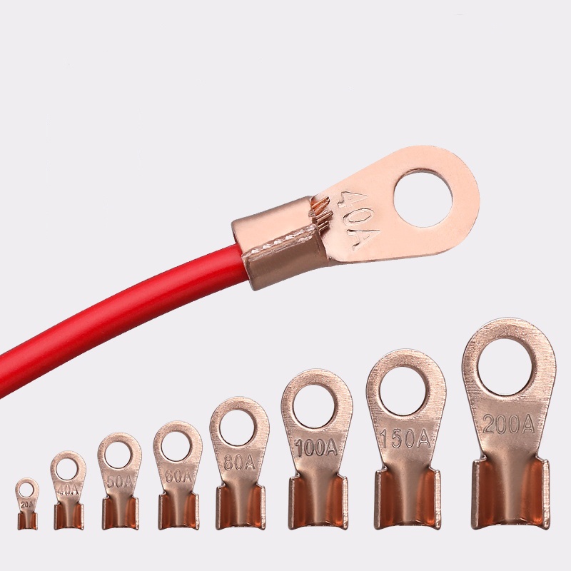 New OT Type Copper Open Connecting Nose Cable Connector Terminal ...
