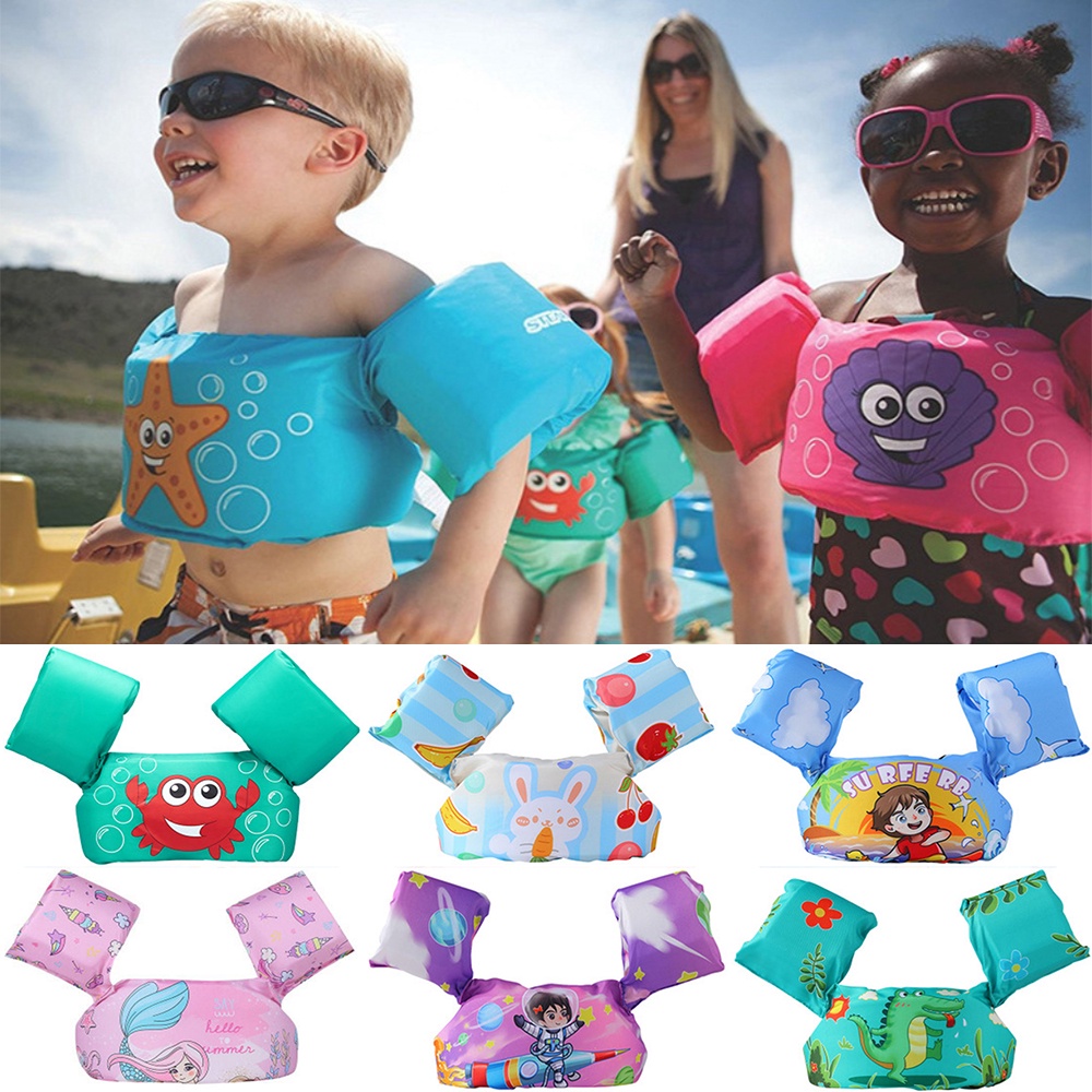 Baby Floating Arm Set Floating Ring Safety Life Jacket Buoyancy Vest ...