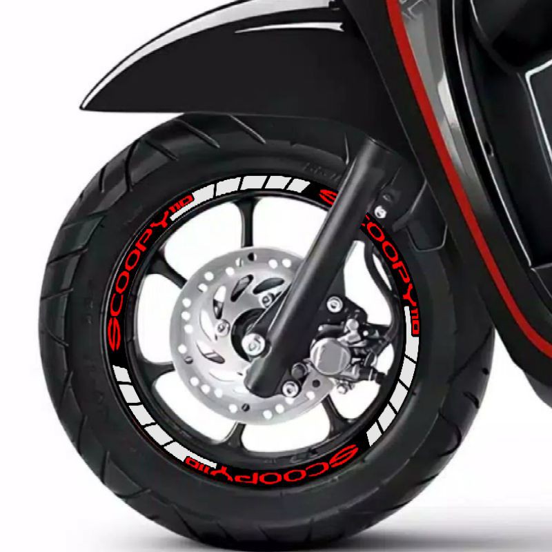SCOOPY RIM stickers, Scoopy rim stickers 12pcs (2 tires, 2 tires ...