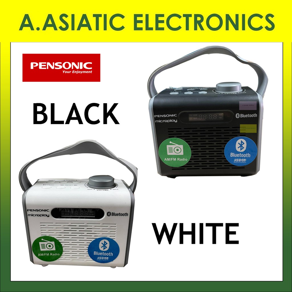 Pensonic Microplay AM/FM Rechargeable Mini Radio (USB/MICRO SD/AM/FM ...