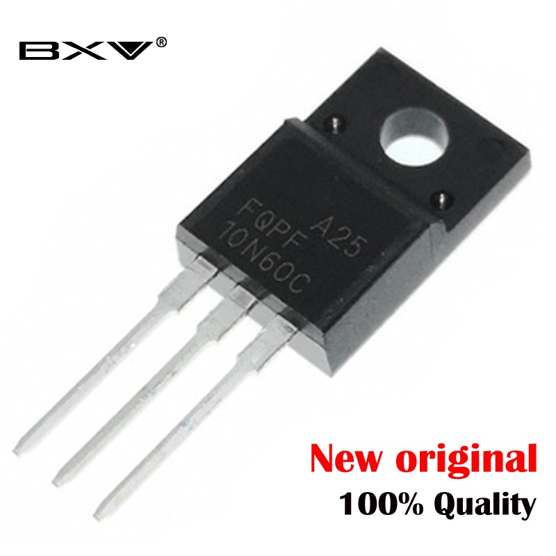 10pcs FQPF10N60C TO-220 10N60 TO220 10N60C 10A 600V MOSFET N-Channel ...
