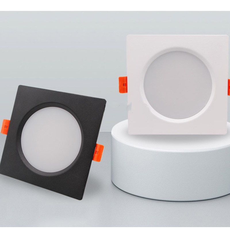 Ultra thin 5W 7W 9W 12W 18w LED downlight Square LED panel bedroom ...