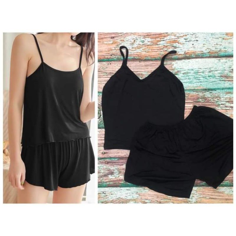 (hslw50B) Spaghetti set(cotton spandex) | Shopee Philippines