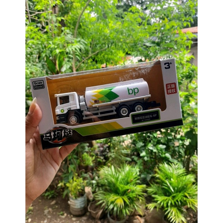Scania P-Series bp Tanker, Lorry Die Cast Metal Free wheeling Kids Toys ...