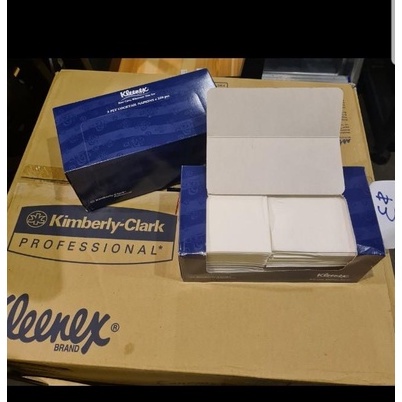 KLEENEX 78391 Cocktail Napkin 2-Ply (Plain) - Q-Fold x 250sheets / box ...