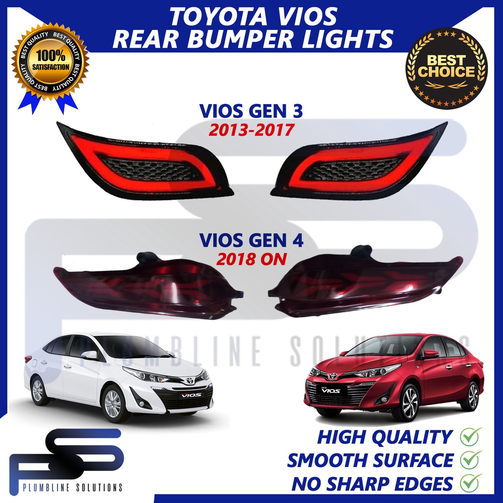 Toyota Vios Superman 2014 - Onwards /Vios Gen4 Gen 4.5 XLE/1.5 GR Rear ...