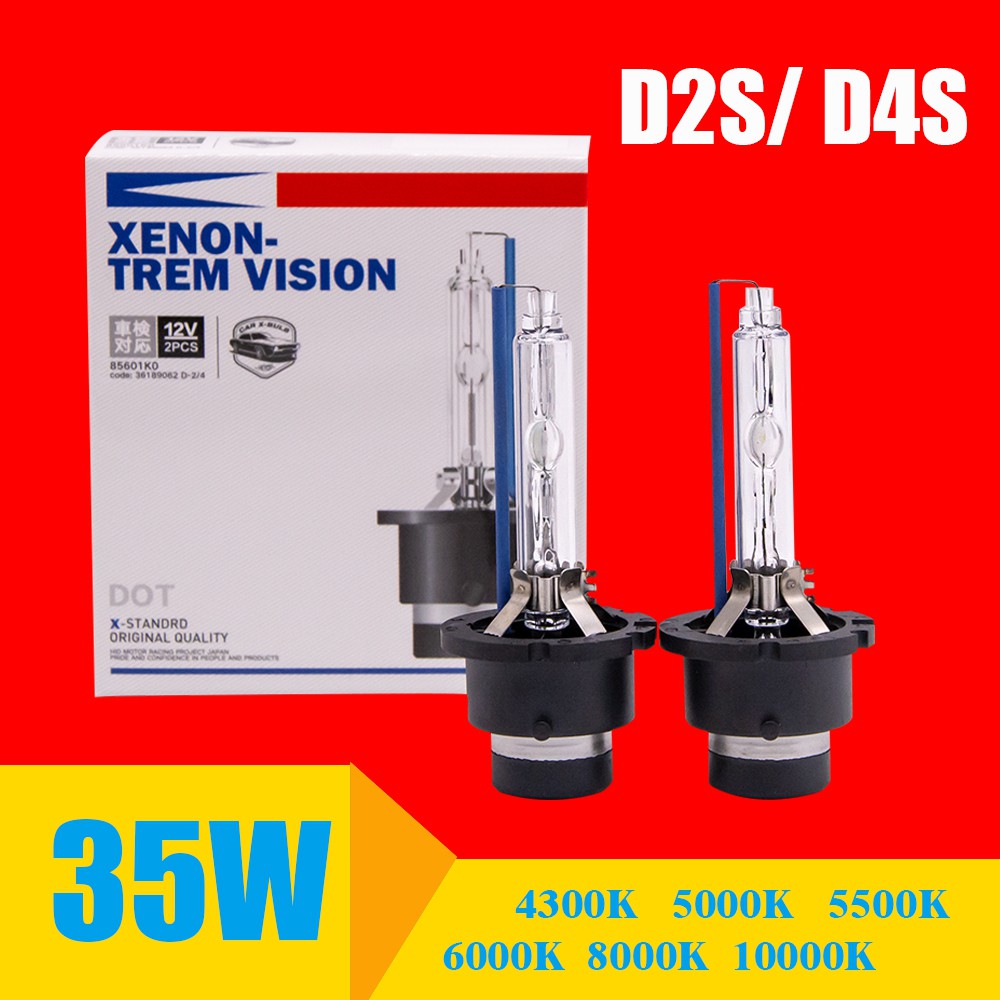 2X 35W D2S D2R D4S D4R HID Xenon bulb Light 4300K 6000K 8000K D2C HID lamp | Shopee Philippines