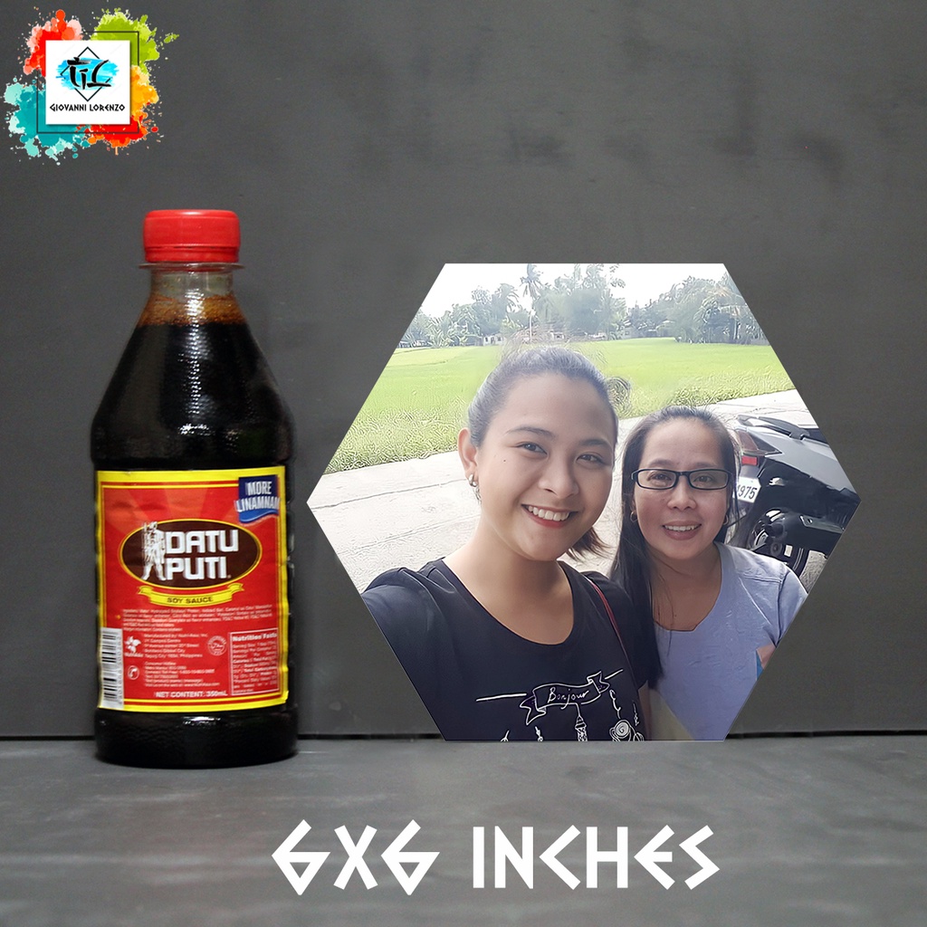 Personalized HEXAGON PHOTO TILE for Modern Wall Art Decor w/ Photo ...