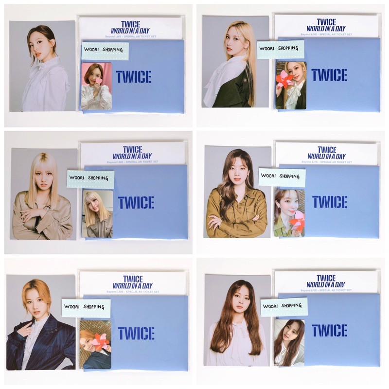 TWICE Beyond Live World in A Day Official Special AR TICKET Photocard ...