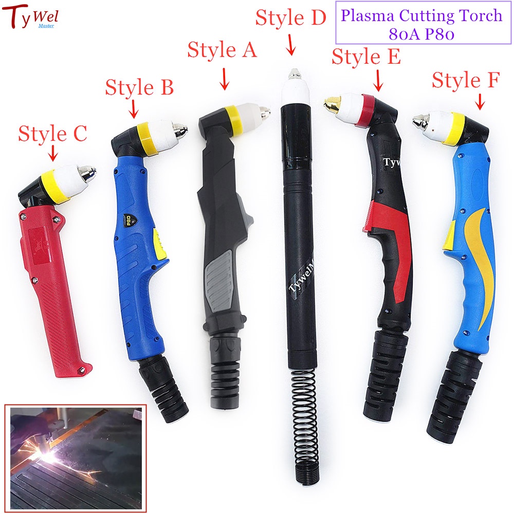 Professional 80A P80 Torch Plasma Cutting Torch Pilot Arc HF Plasma ...
