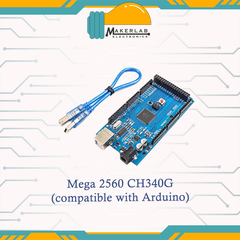Mega 2560 R3 Board based on Arduino® | Mega 2560-16AU CH340G based on ...