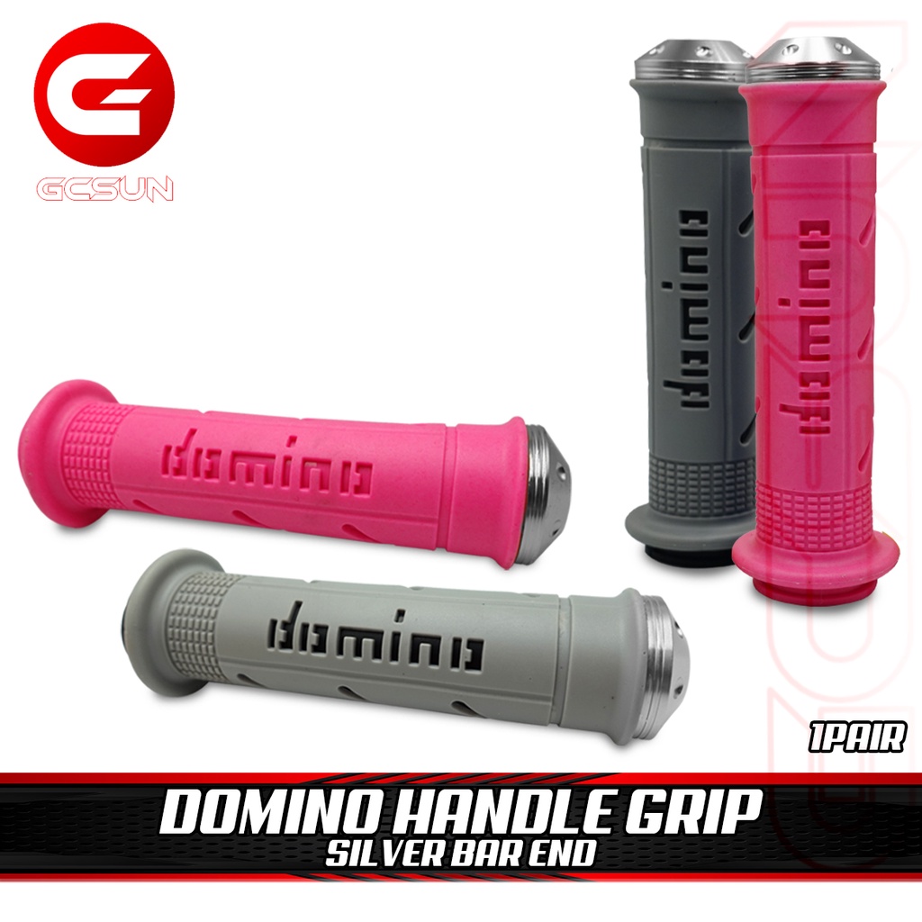 DOMINO HANDLE GRIP SILVER BAR END - CGSUN | Shopee Philippines