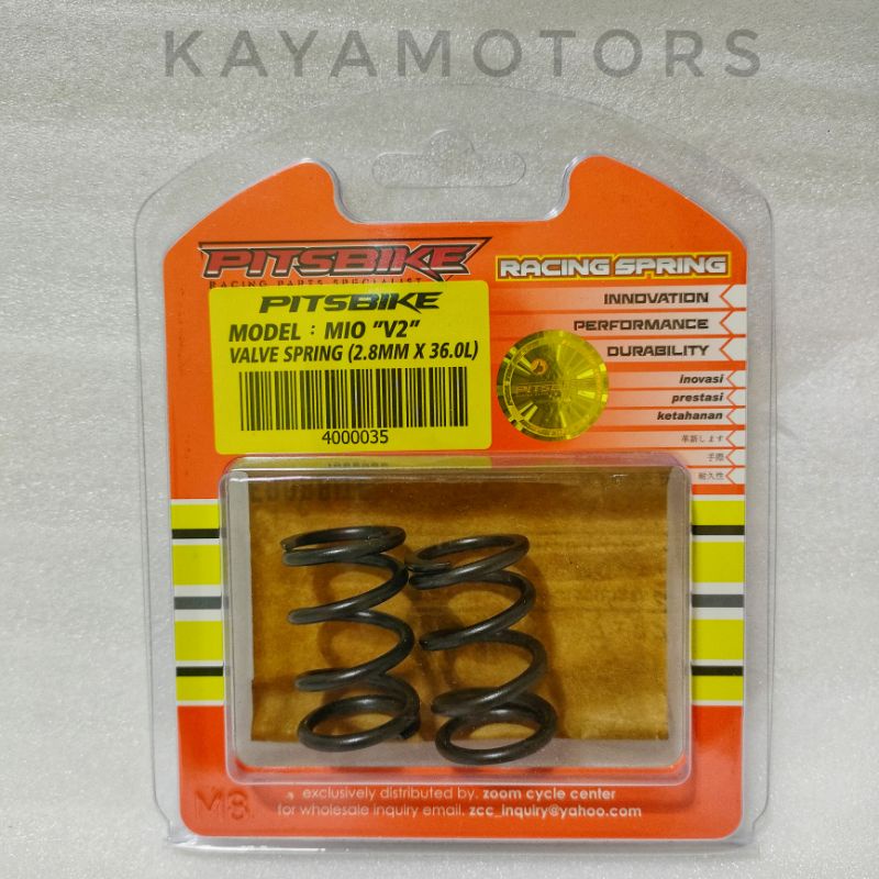 PITSBIKE VALVE SPRING MIO/beatficarb/klx150mioV2/r10(. X 36.0L)(2 ...
