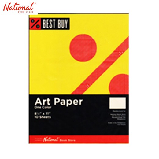 Best Buy Art Paper Yellow 10S National Book Store | Shopee Philippines