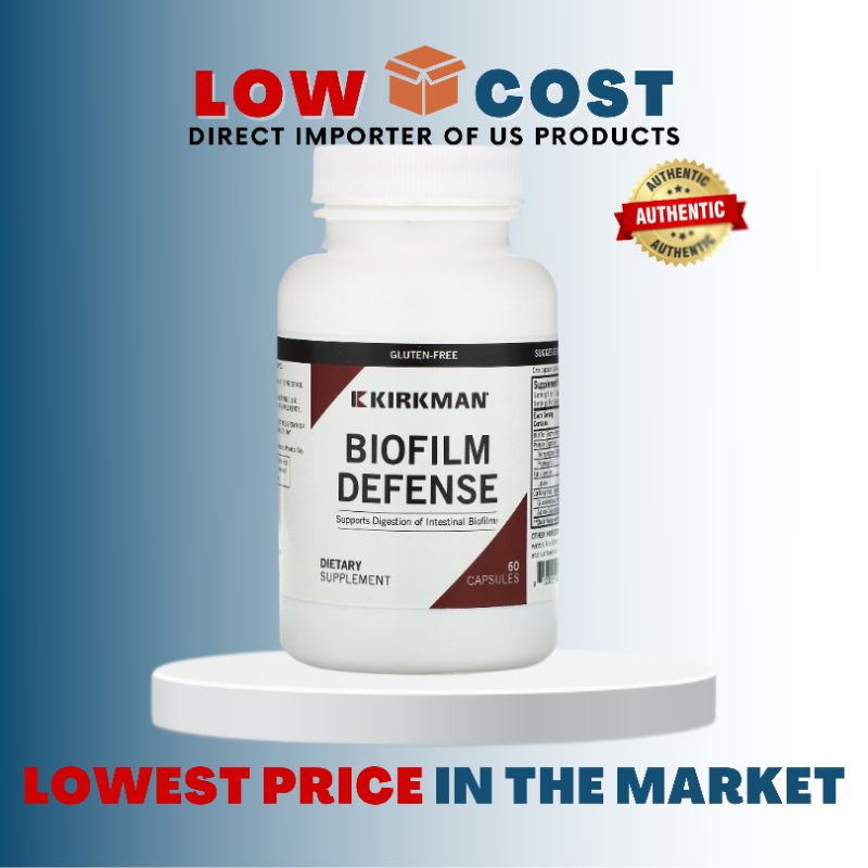 Low Cost PH | Kirkman Labs Biofilm Defense, 60 Capsules Supports ...