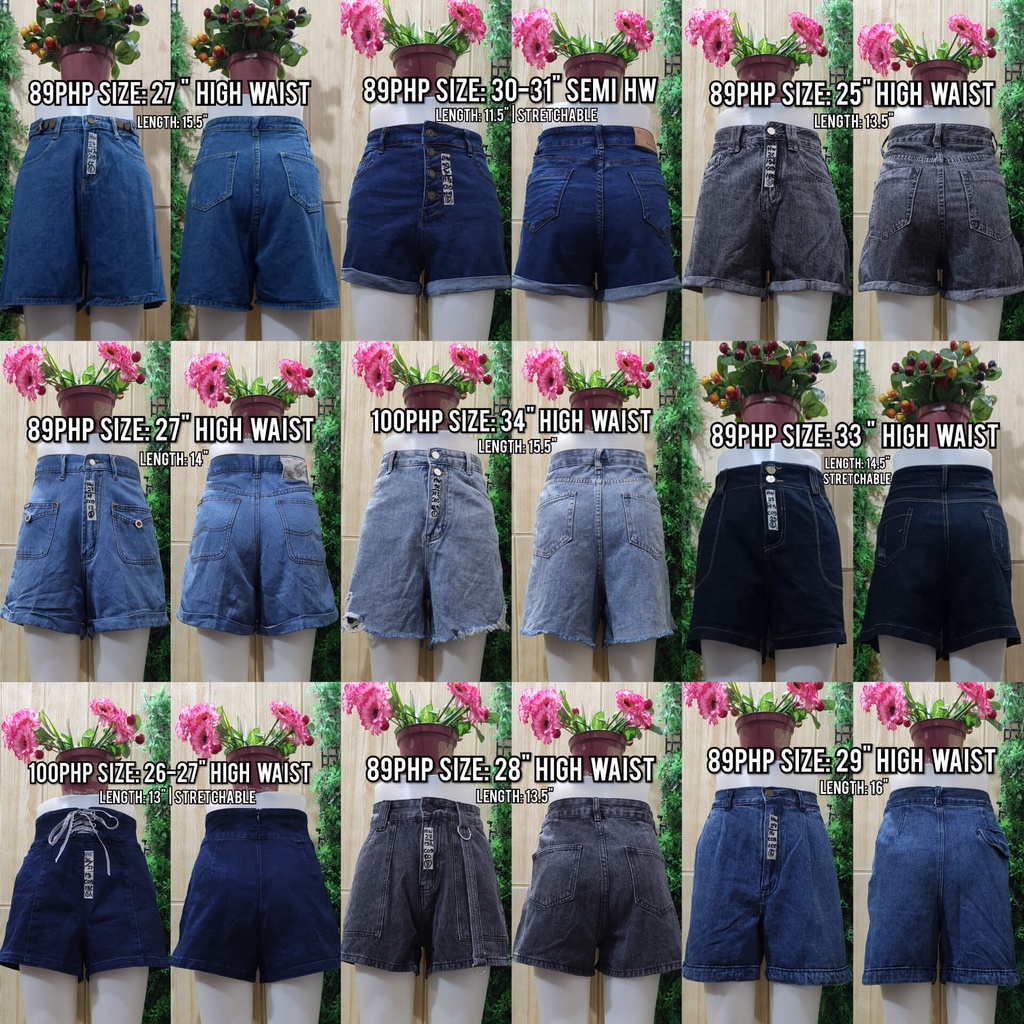 PRELOVED DENIM SHORTS #7 | Shopee Philippines