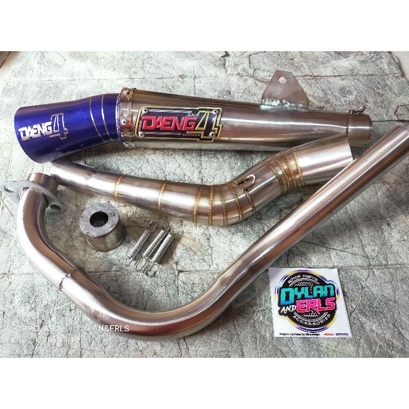 DAENG SAI4 OPEN PIPE WITH SILENCER FOR SNIPER 155 | Shopee Philippines