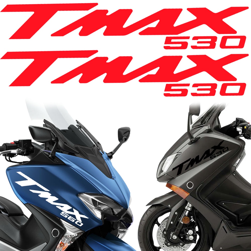 Reflective TMAX Stickers Decals Scooter Front Stripe Body Logo Set ...