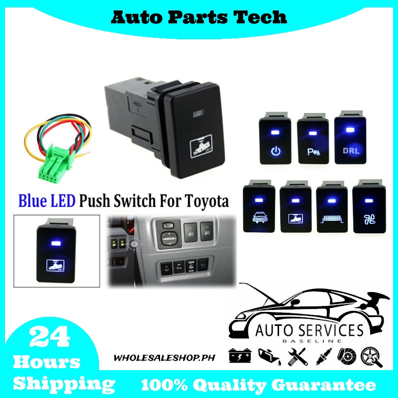 LED Light Bar Switch Push Button For Toyota Tacoma 4Runner Camry ...