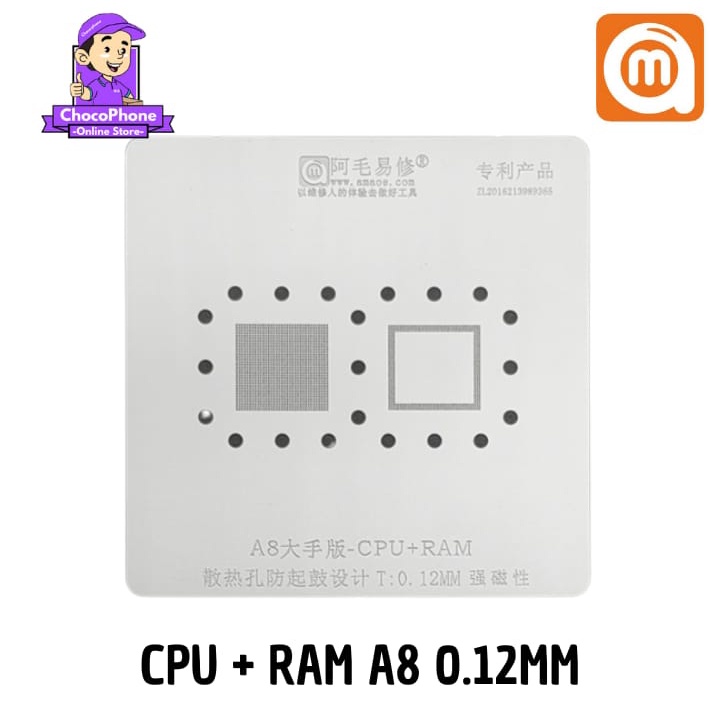 Original Bga Ic Cpu Ram A8 iPhone 6 / 6 Plus Mold Amaoe Plate | Shopee ...