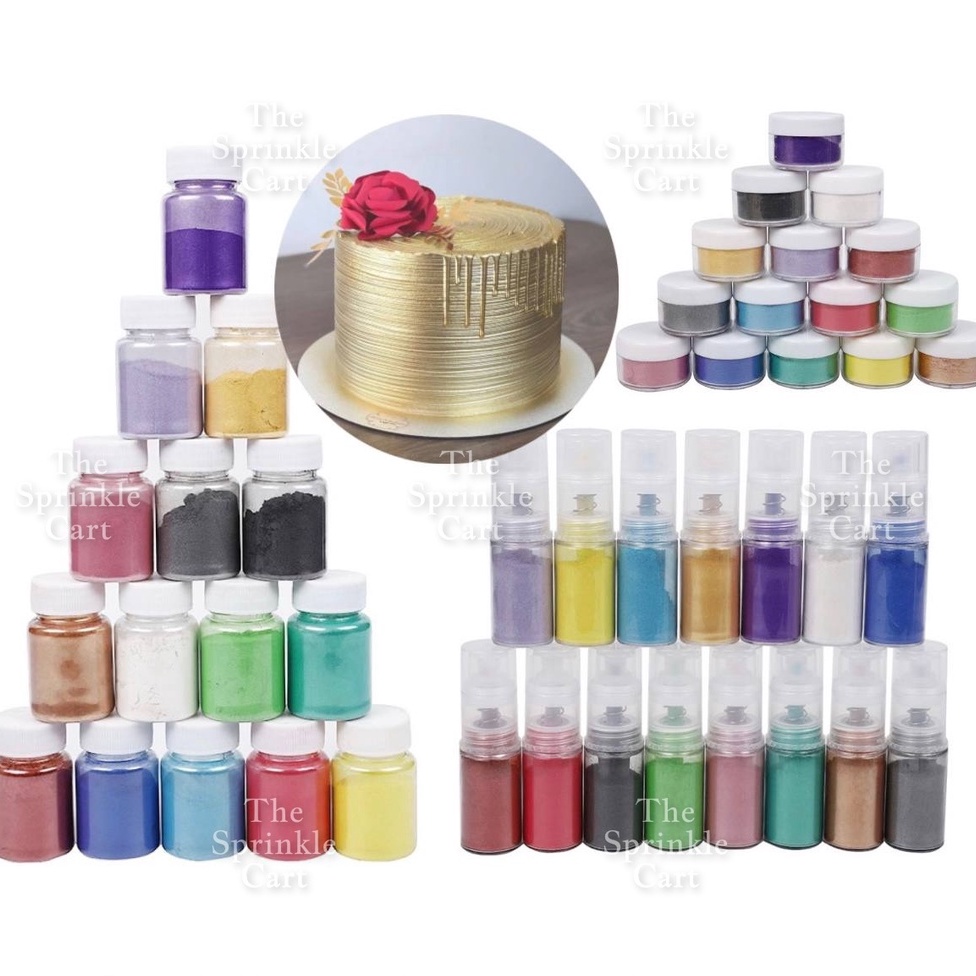 5g/10g Glitter Luster Dust Powder for Cake Decoration | Shopee Philippines