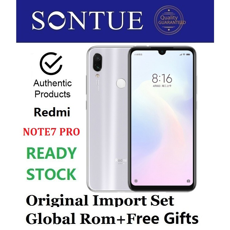 Xiaomi Redmi Note7 Pro 6+128G White (Brand New Sealed) | Shopee Philippines