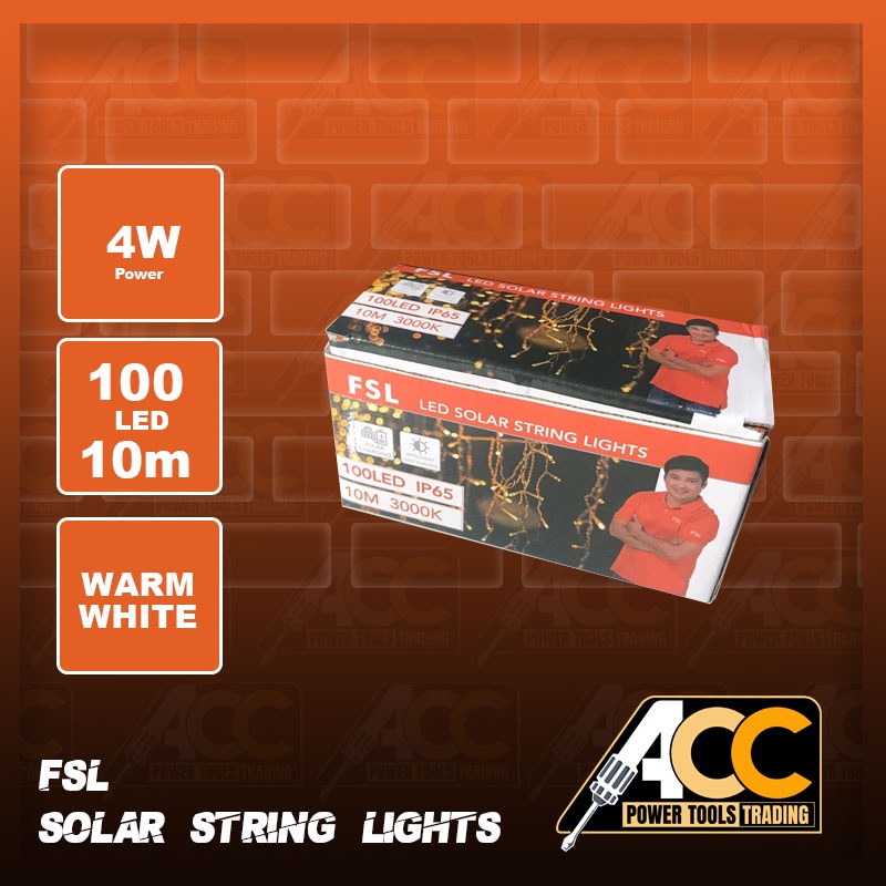 FSL Solar String Light (RGB, Warm White, Daylight) | Shopee Philippines