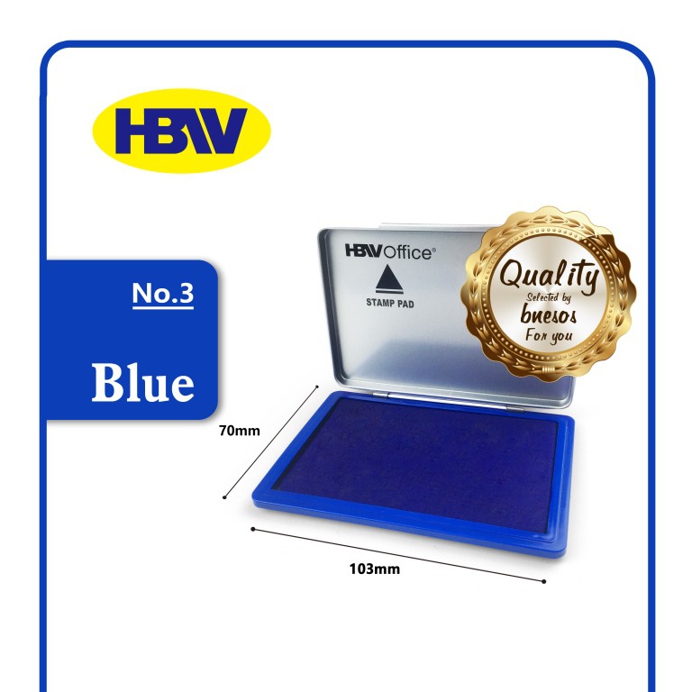 bnesos Stationary School Supplies HBW Stamp Pad HBW Office Stamp Pad ...