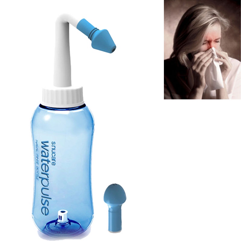 300ML Rinse Standard Nasal Wash System Clean Sinus Allergies Nasal ...