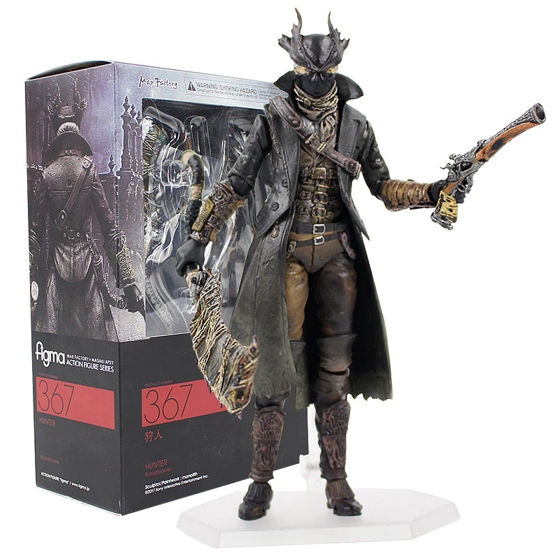 Game Bloodborne The Old Hunter Sickle Figma 367 PVC Action Figure Box ...