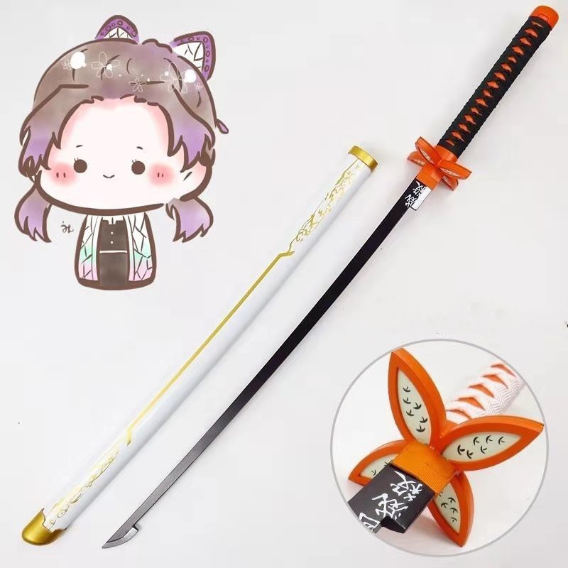 ON Hand Demon Slayer Tanjiro Nezuko Zenitsu Sword CosPlay Sword 104cm ...