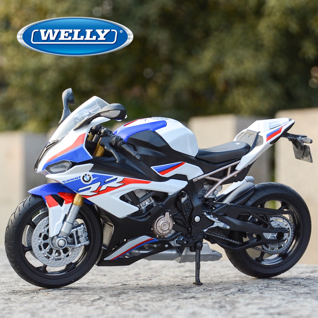 Welly 1:12 BMW 2021 S1000RR White Die Cast Vehicles Collectible Hobbies ...