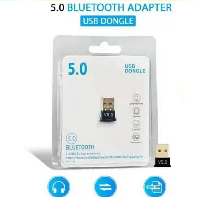 5.0 USB DONGLE Bluetooth Receiver USB Wireless Bluetooth Adapter Sender ...