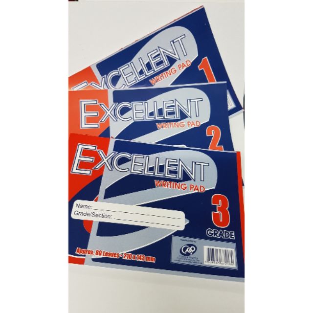 Excellent Writing pad (bundle-10pads) | Shopee Philippines