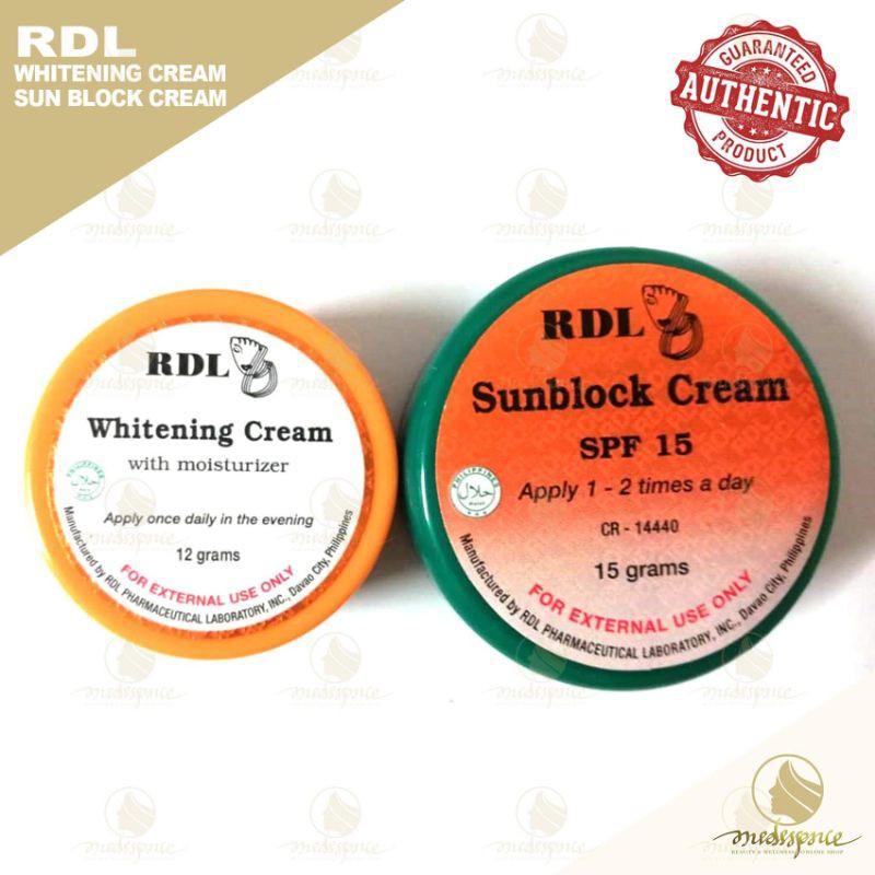 RDL SPF 15 Sunblock / Whitening Cream | Shopee Philippines