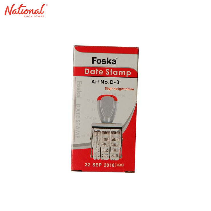 Foska Dater D3 (Office Stampers) National Book Store | Shopee Philippines