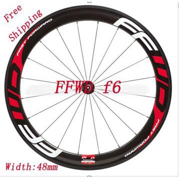 FFWD F6R wheels rim set Stickers for 700C Road Bike decals fit 60,70 mm ...